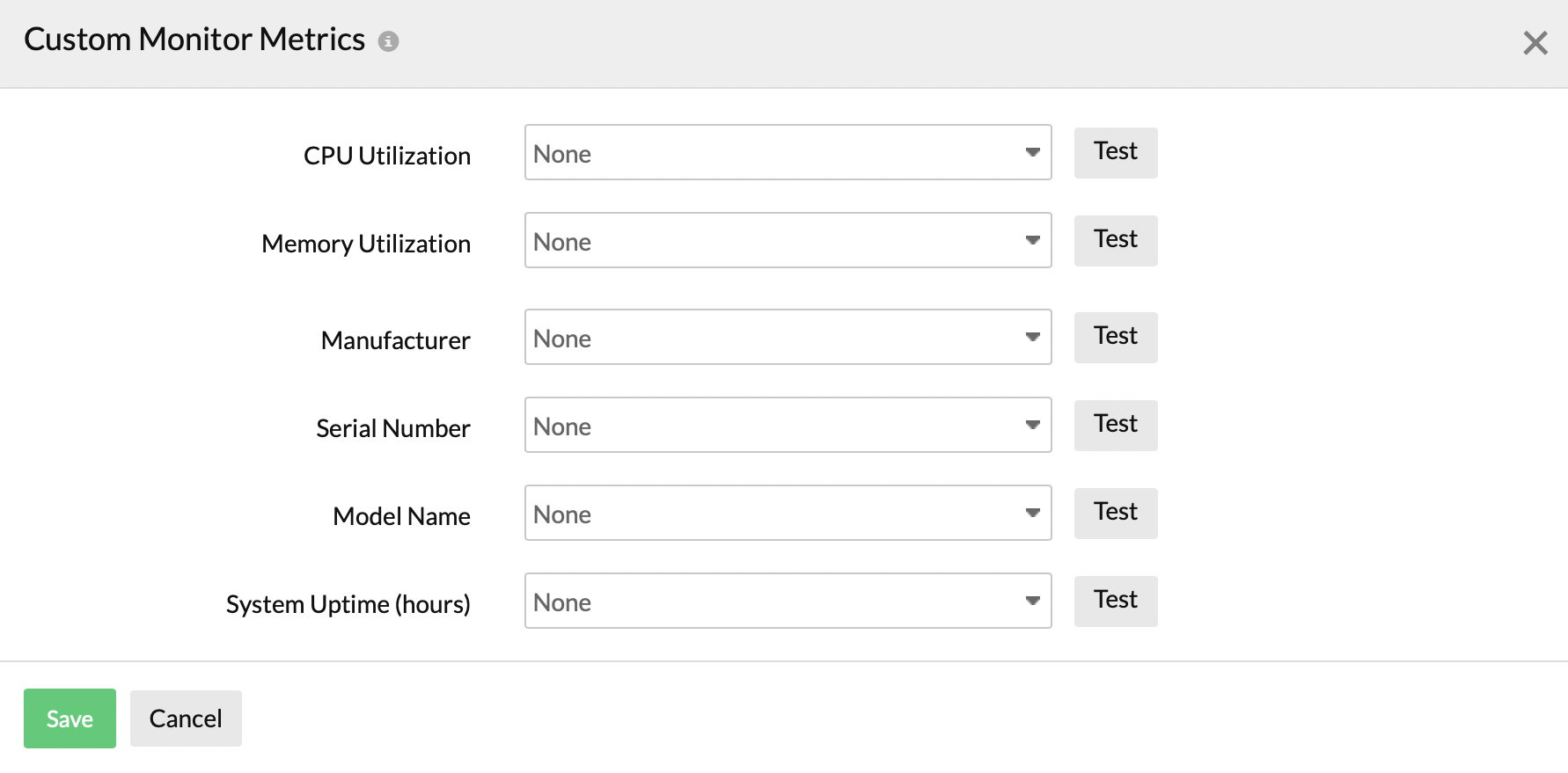 Custom SNMP Monitoring | Online Help Site24x7
