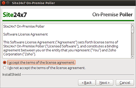 On-Premise Poller for Linux | Online Help Site24x7