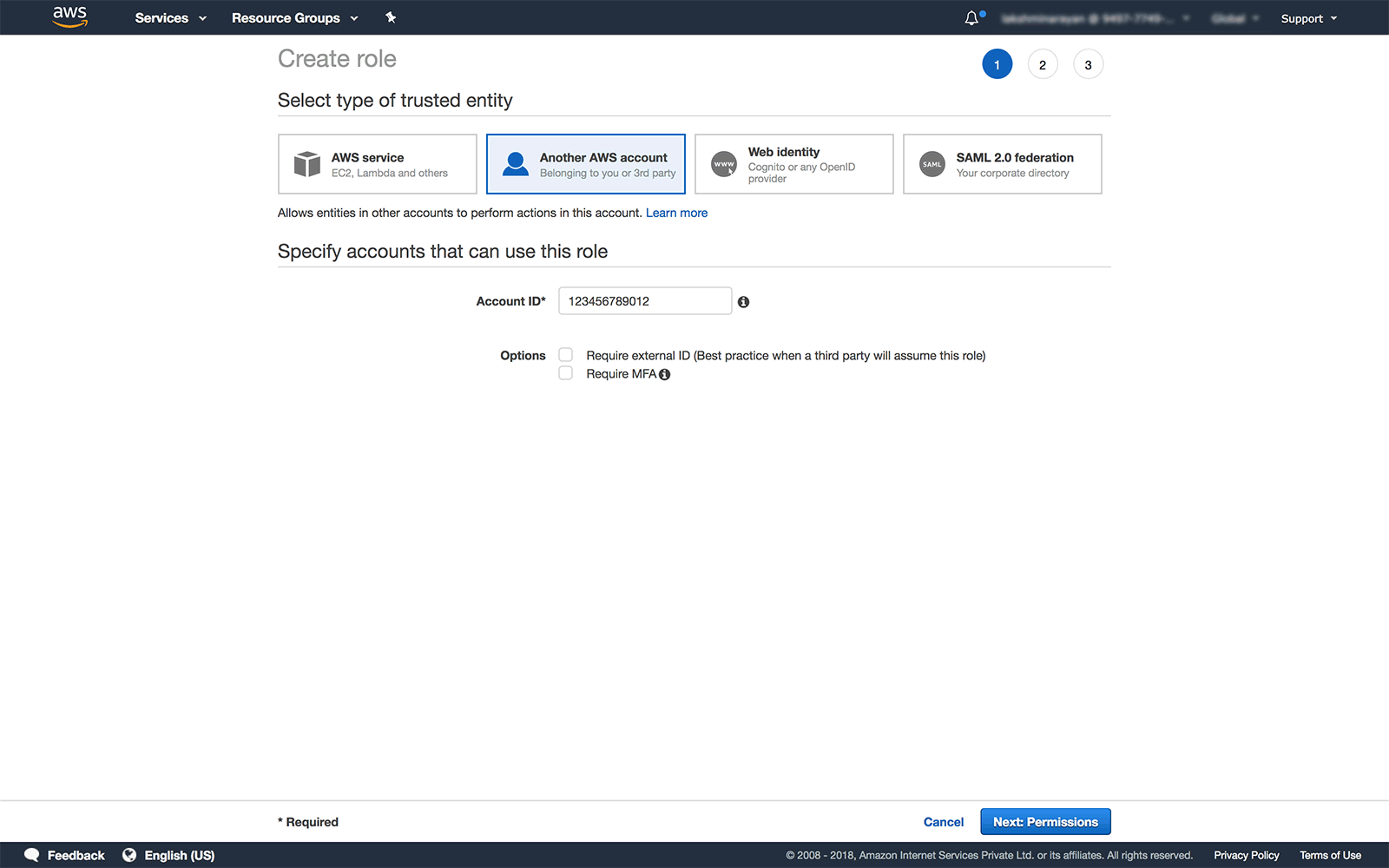 Enable AWS account access | IAM role or key based access | Site24x7 ...