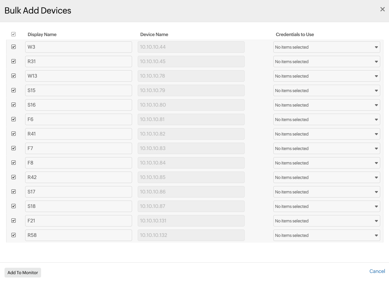 Layer 2 Maps | Online Help Site24x7