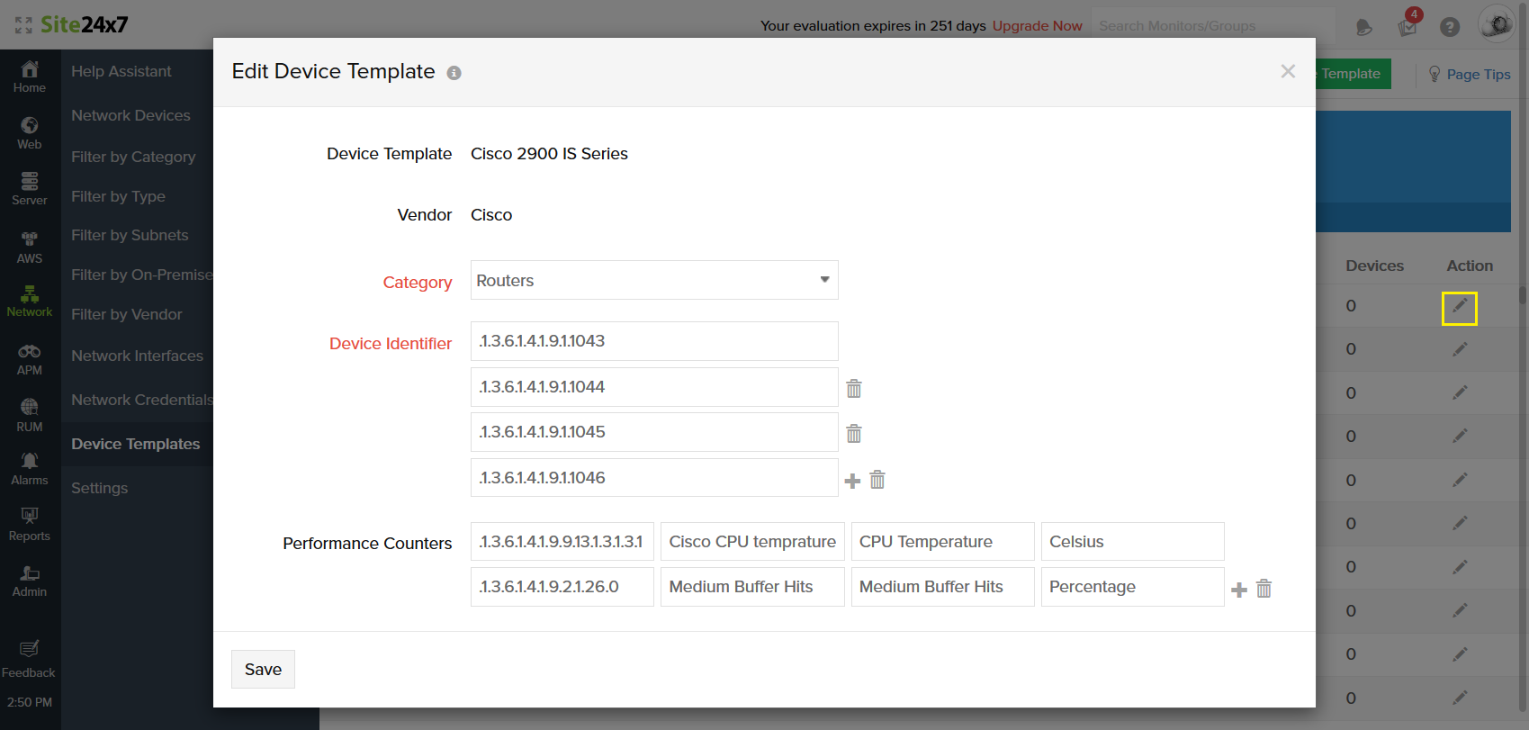 Device Templates | Online Help Site24x7 Device Templates | Online Help Site24x7