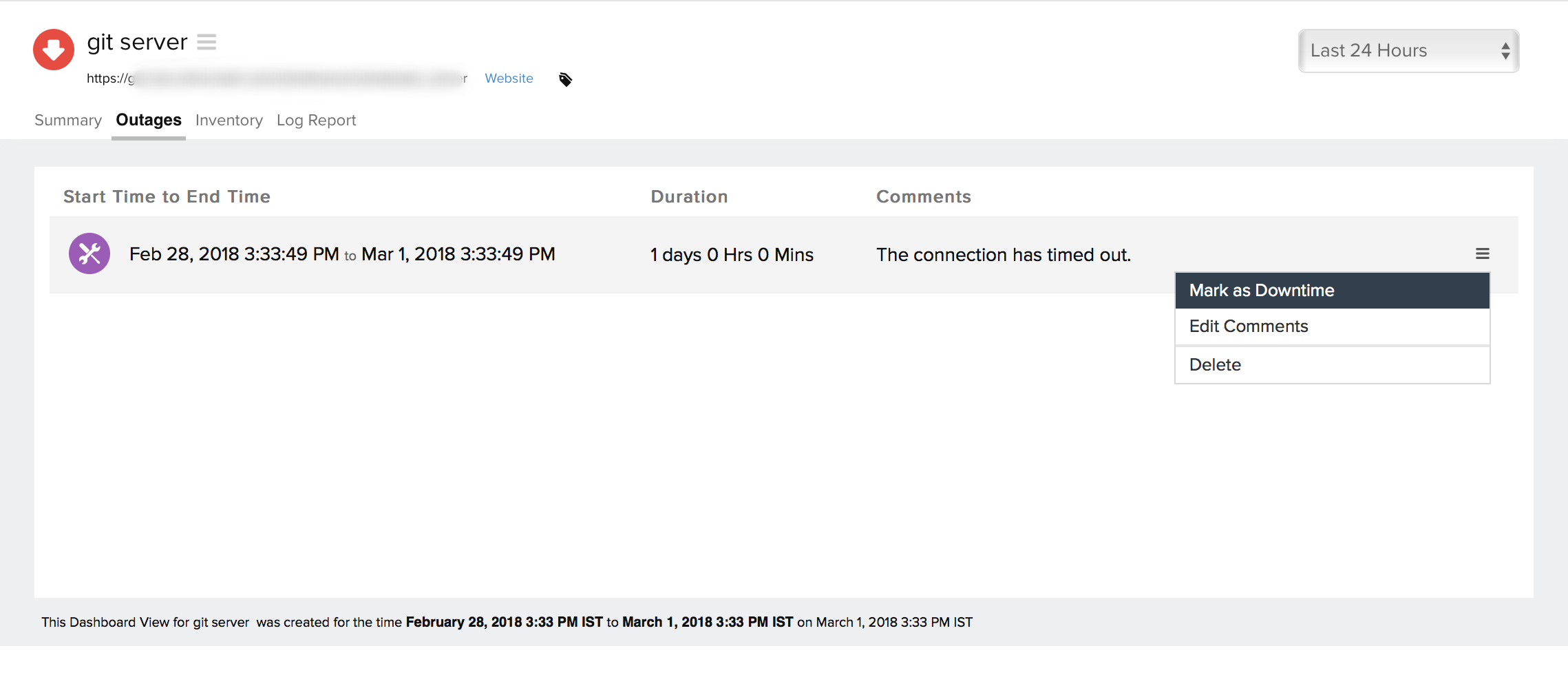 Supported Metrics for Website Monitoring | Online Help Site24x7