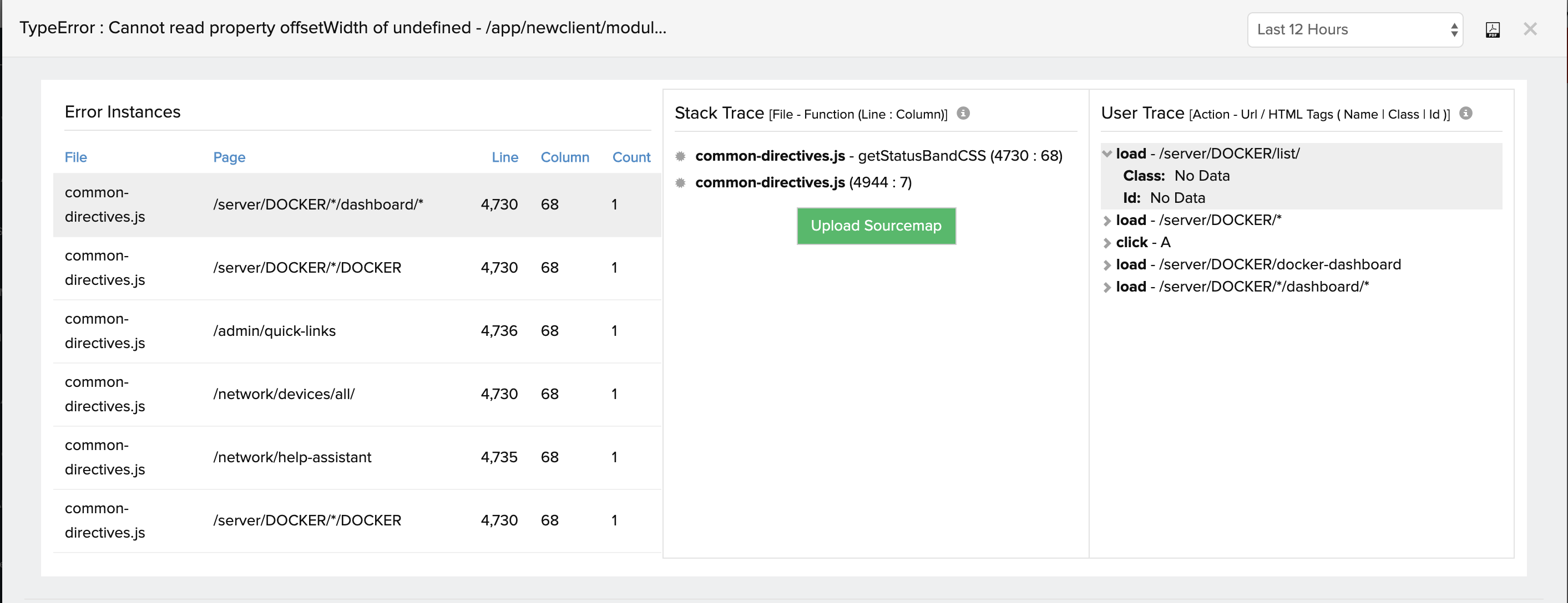 RUM Monitor Details | Online Help Site24x7
