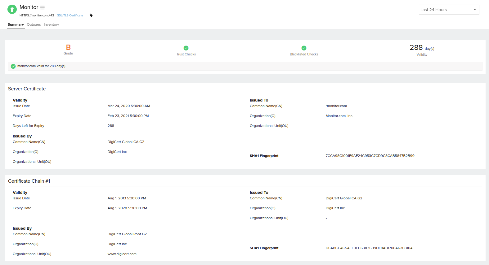 Supported Metrics for SSL/TLS Certificate Expiry Monitoring | Online ...