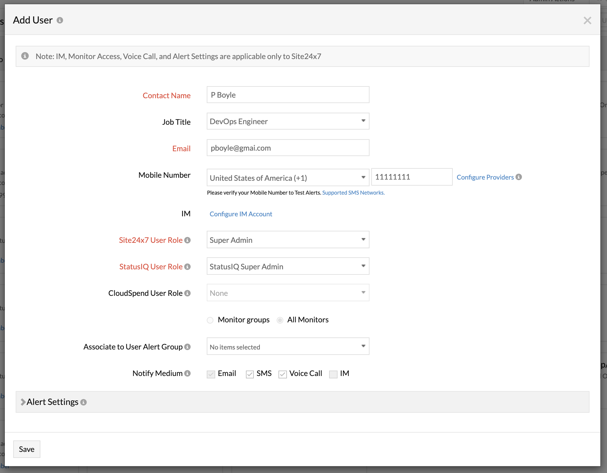 User Management | StatusIQ User Guide User Management | StatusIQ User Guide