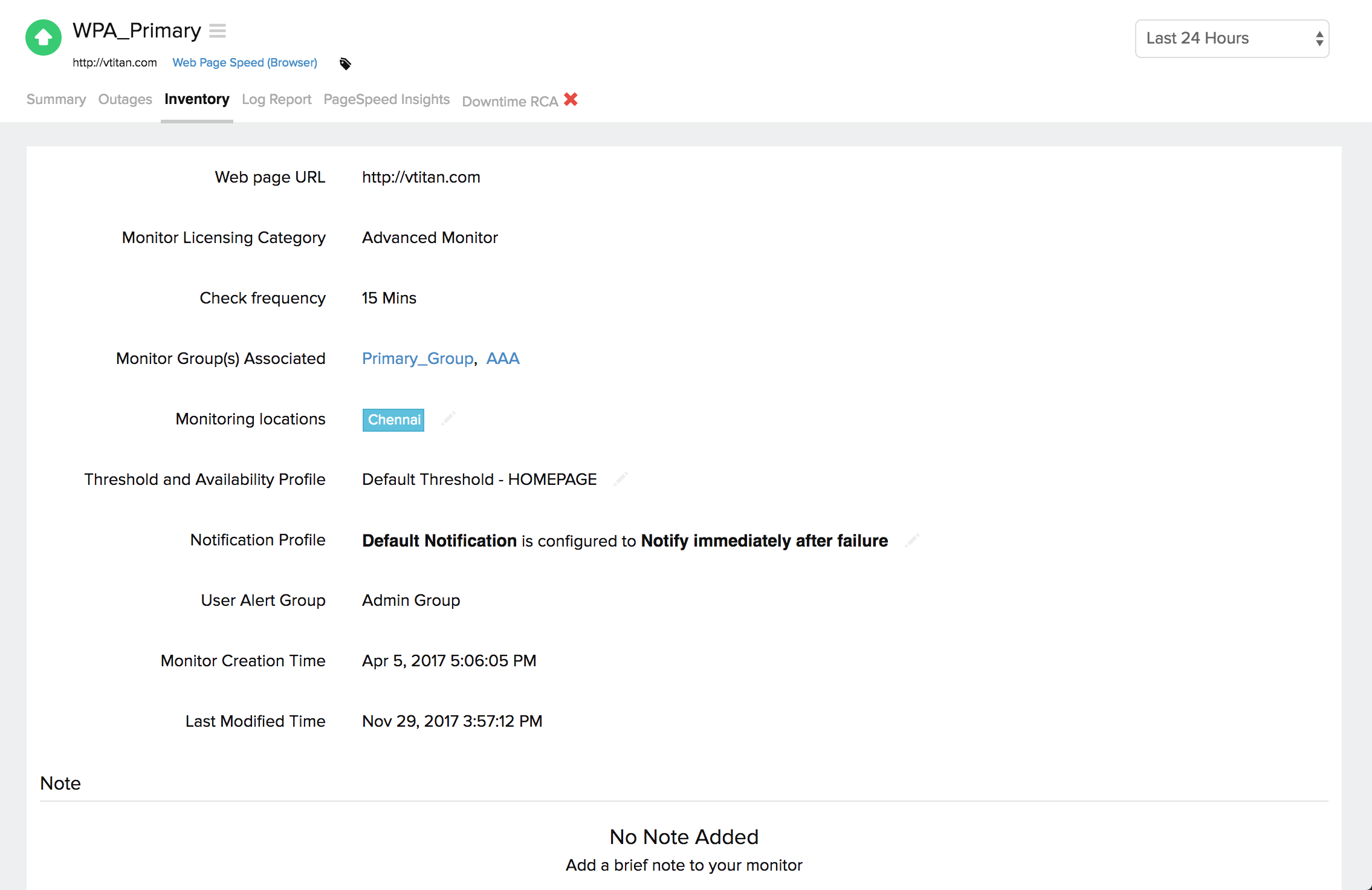 Supported Metrics for Web Page Speed (Browser) Monitor | Online Help ...